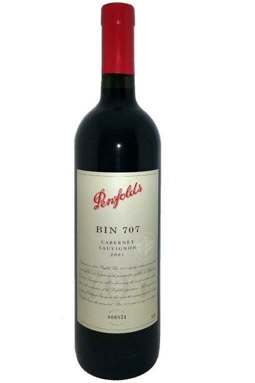 Penfolds Bin 707 Cabernet Sauvignon 2001 750ml