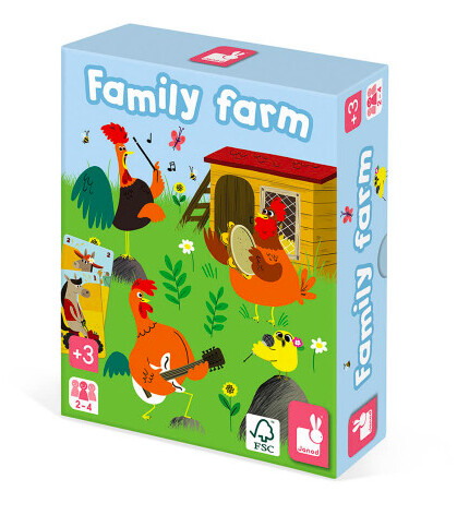 Jeu des 7 familles " La Ferme " - Janod