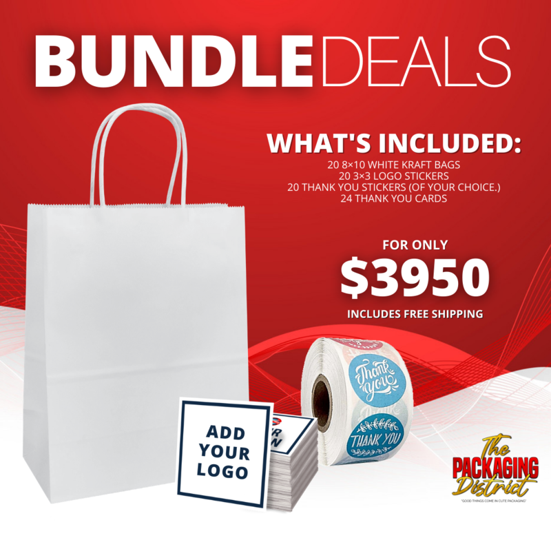 Bundle Deal - White Paper Bags