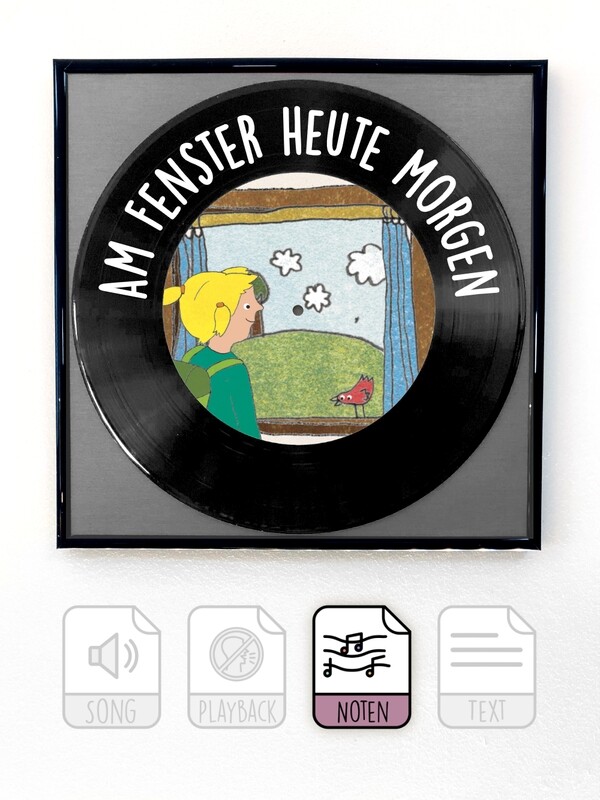 Am Fenster Heute Morgen-text Und Noten