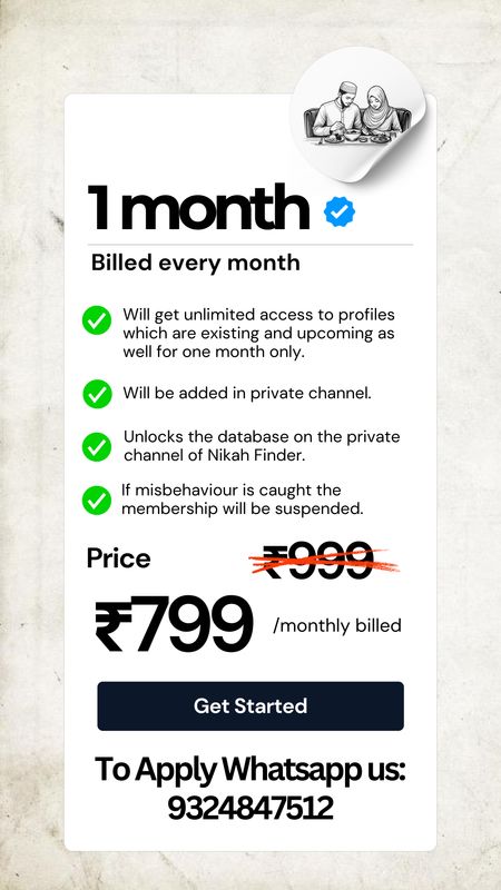 1 Month Plan