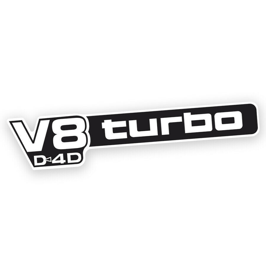 V8 D4D TURBO PILLAR DECAL : 70-SERIES LAND CRUISER