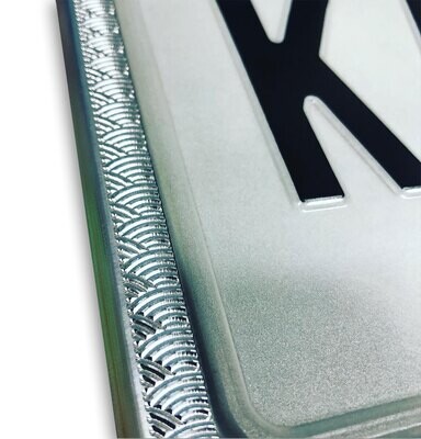 BILLET CNC LICENSE PLATE FRAME SET