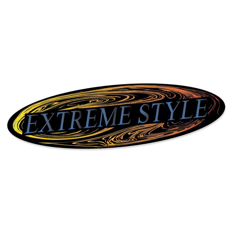 EXTREME STYLE OVAL STICKER