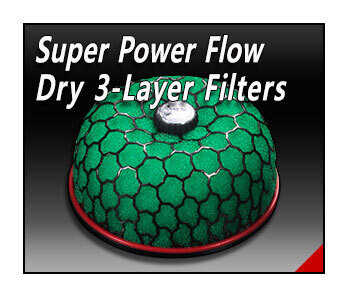 UNIVERSAL SUPER POWER FLOW DRY 3-LAYER AIR FILTER