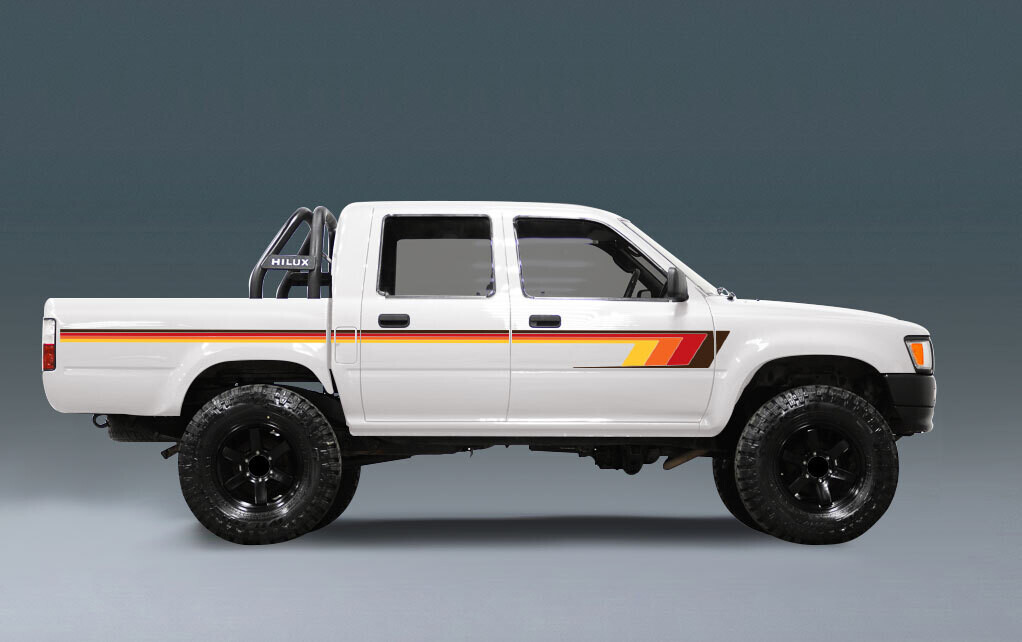BROOME BODY STRIPE KIT : TOYOTA HILUX GEN-5 (1988-1997)