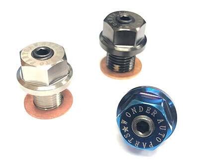 TITANIUM ENGINE OIL DRAIN PLUGS