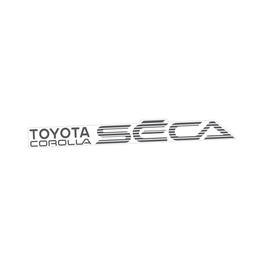 SECA REAR SPOILER DECAL : TOYOTA COROLLA SECA (AE93)