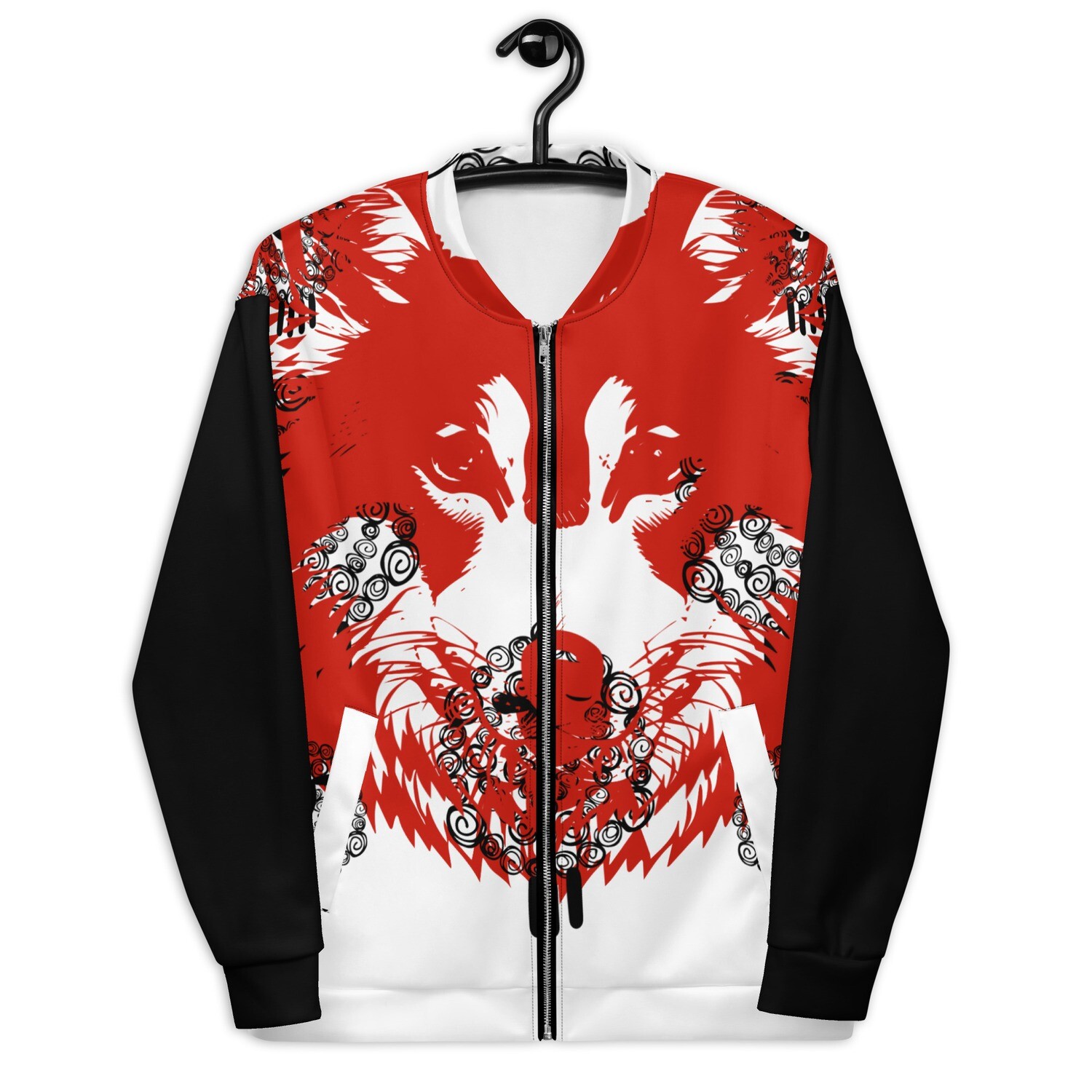 Red Wolf Bomber Jacket