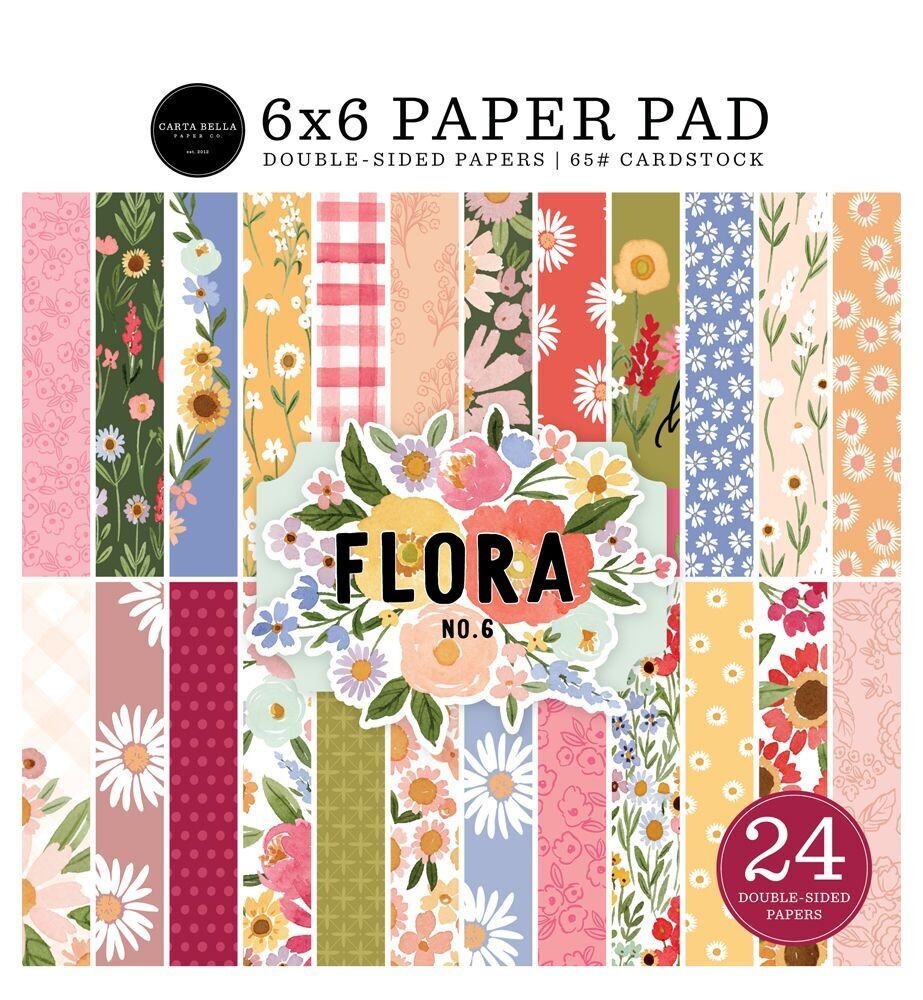 Flora - Paper Pad 6x6"