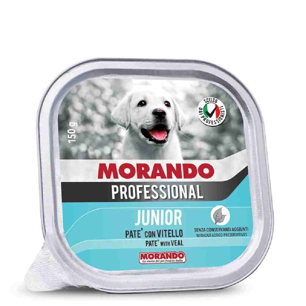 PATE' CANE JUNIOR CON VITELLO 150 GR - MORANDO PROFESSIONAL