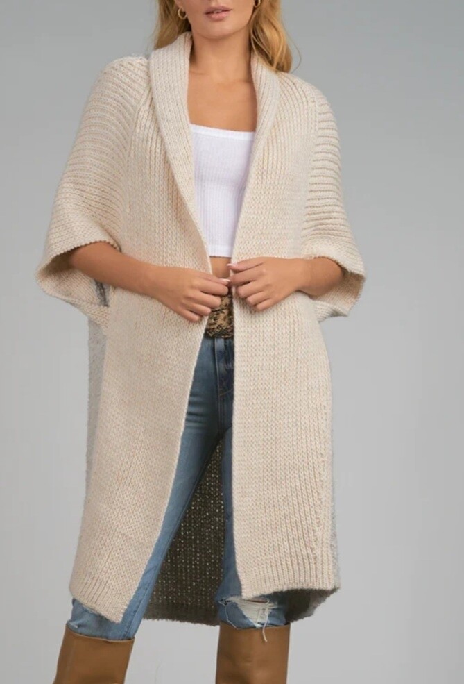 Elan Oatmeal Cardigan