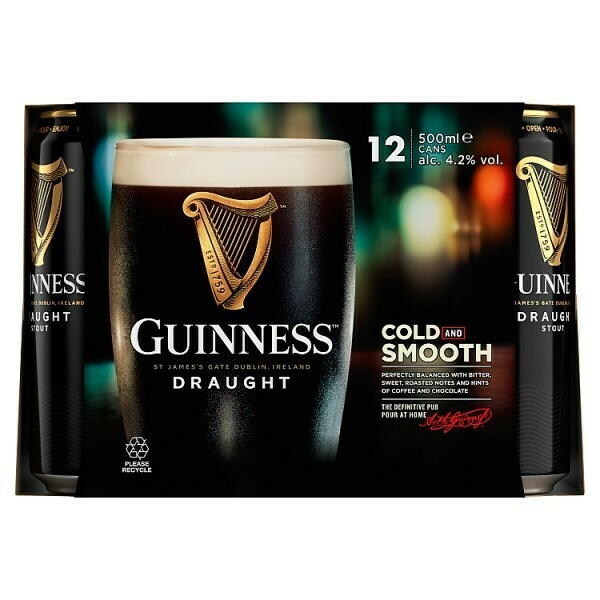 Guinness Draught - 12 Cans (500ml)
