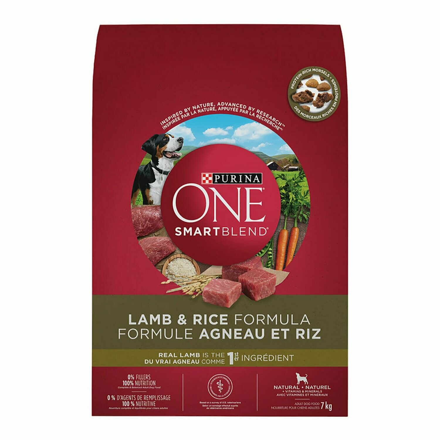 Purina ONE SmartBlend Dog Food Lamb & Rice 7kg – E-Store – Peninsula ...