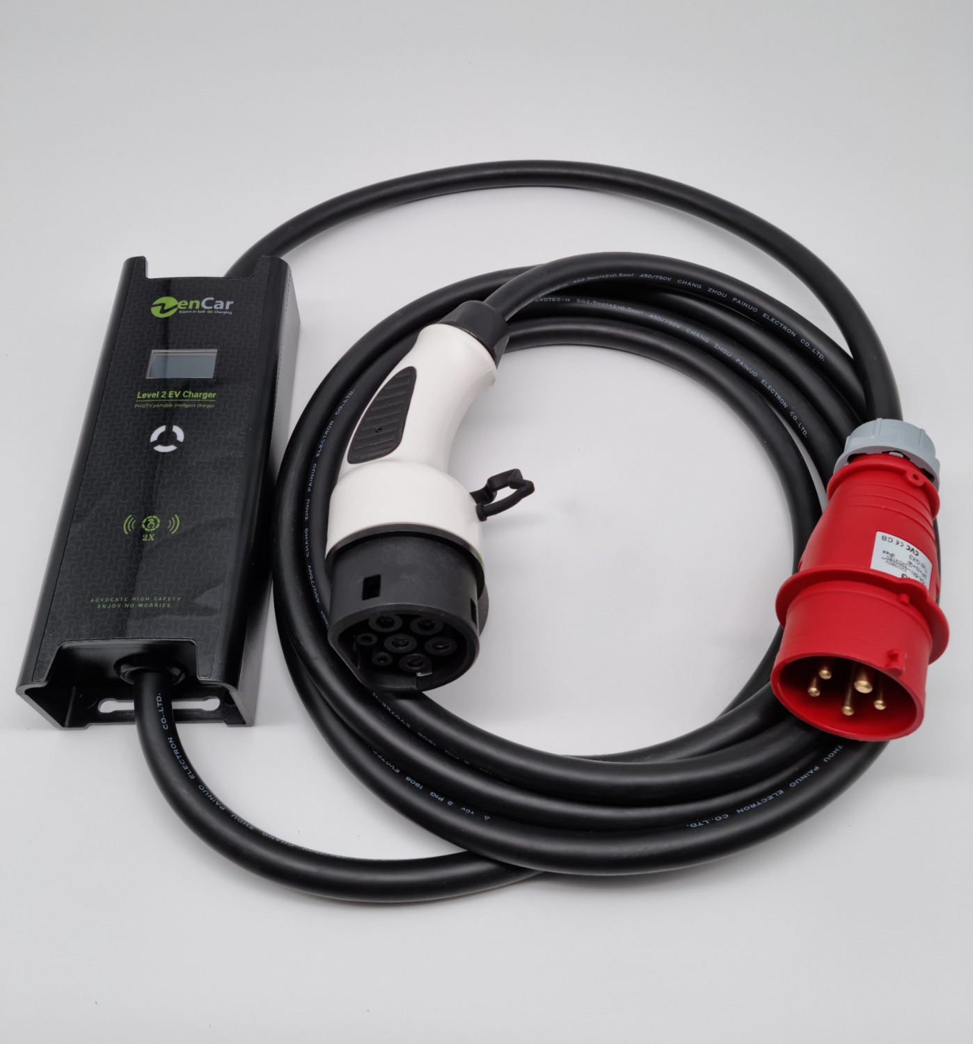 ZenCar | Mobile Ladestation | 32A 22kW 3Phasig | Typ2 | IP66 | 5m