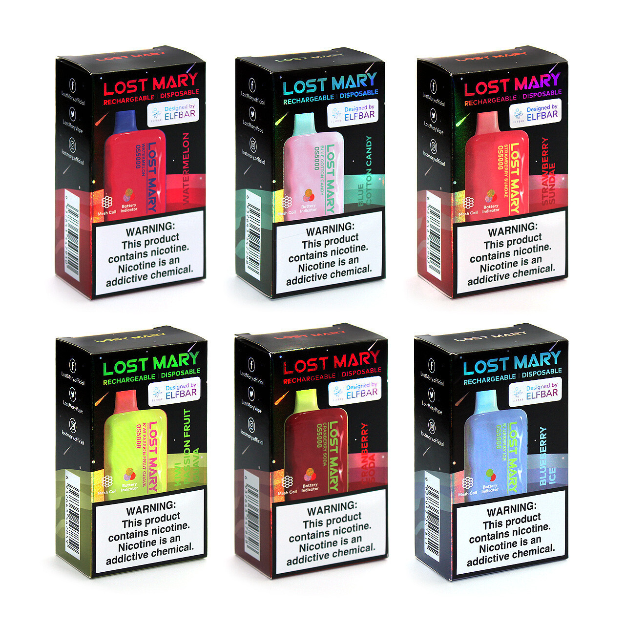 LOST MARY OS5000 Disposable Vape Delivery In Honolulu HI