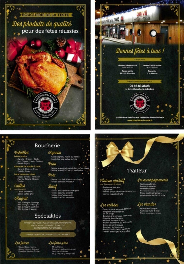 Nos produits festifs pour vos fêtes de fin d'année