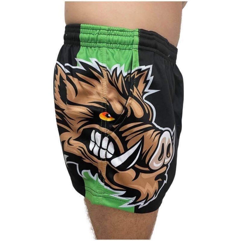 Rugby Shorts Black & Green
