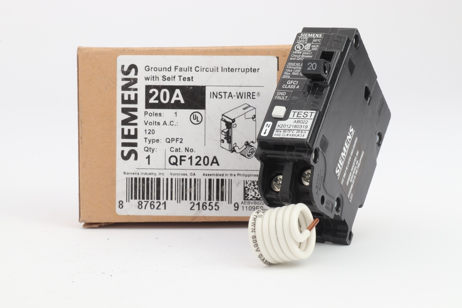 ED - Breaker - GFCI 20 Amp (Single)