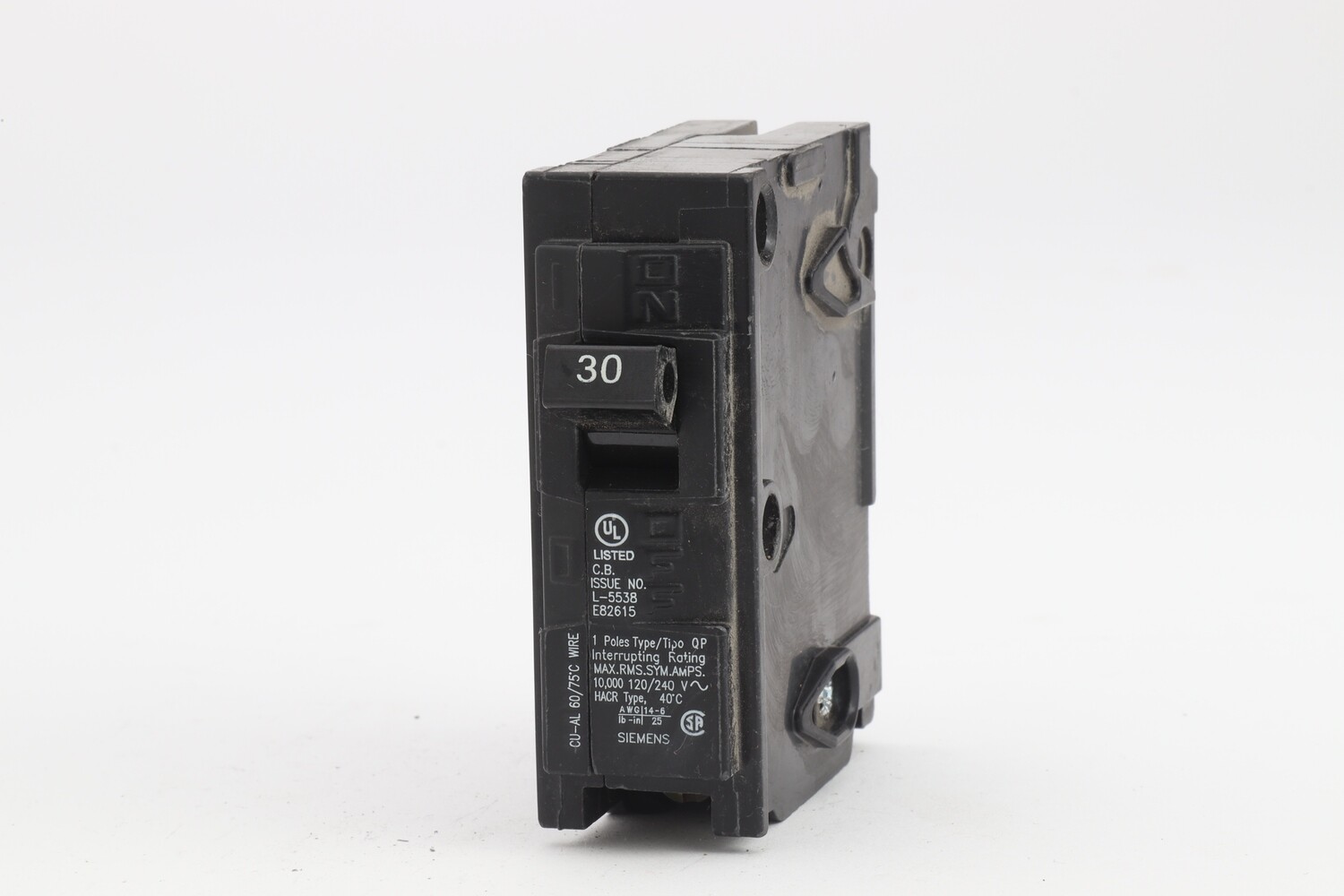 ED - Breaker - Single Pole - 30 Amp