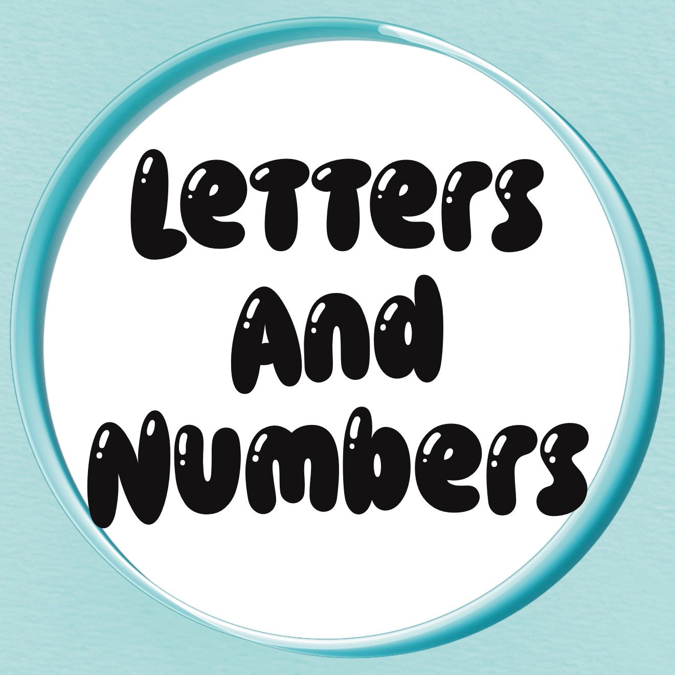 Letters and Numbers