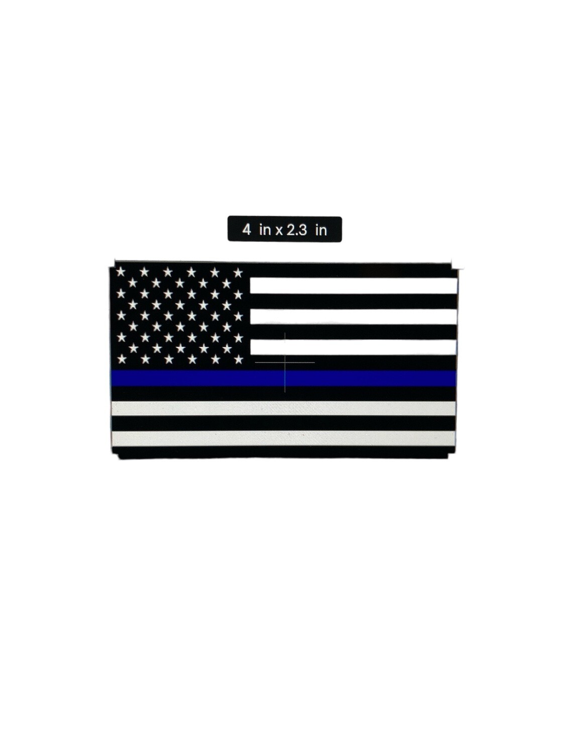 Blue Line Flag Decal - Store - American Patriot Limited