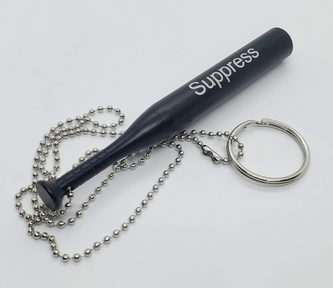 4.75" BILLET ALUMINUM MINI BASEBALL BAT SERVIVAL KNIFE w/ 2.25" BLADE ...