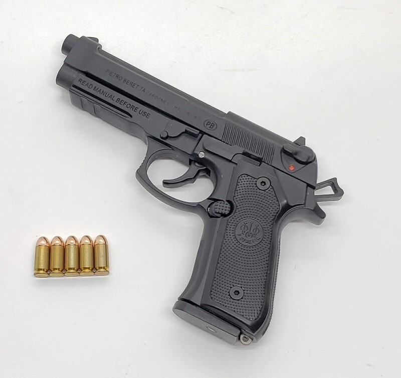 New! Alloy Army 1:2 Beretta M92 9 mm PISTOL GUN - Moving Slide ...