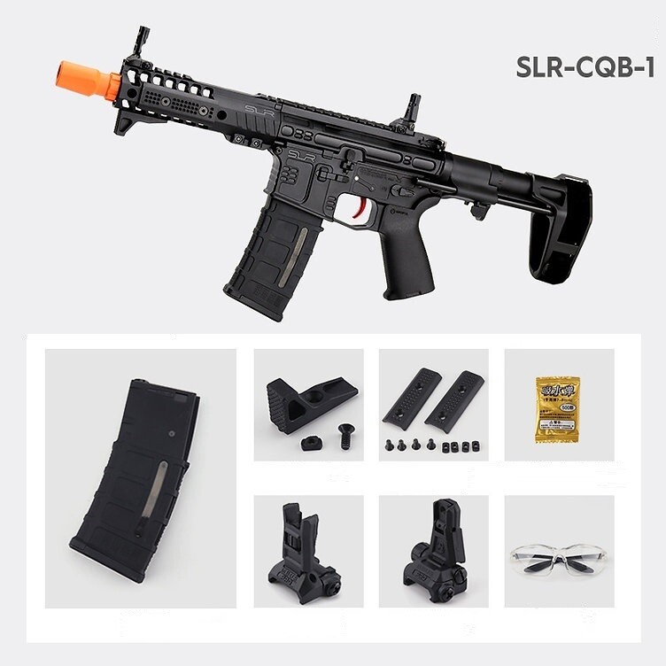 JINGJI (JJ) SLR M4A1, AR-15 GEL BLASTER - BLACK OR TAN