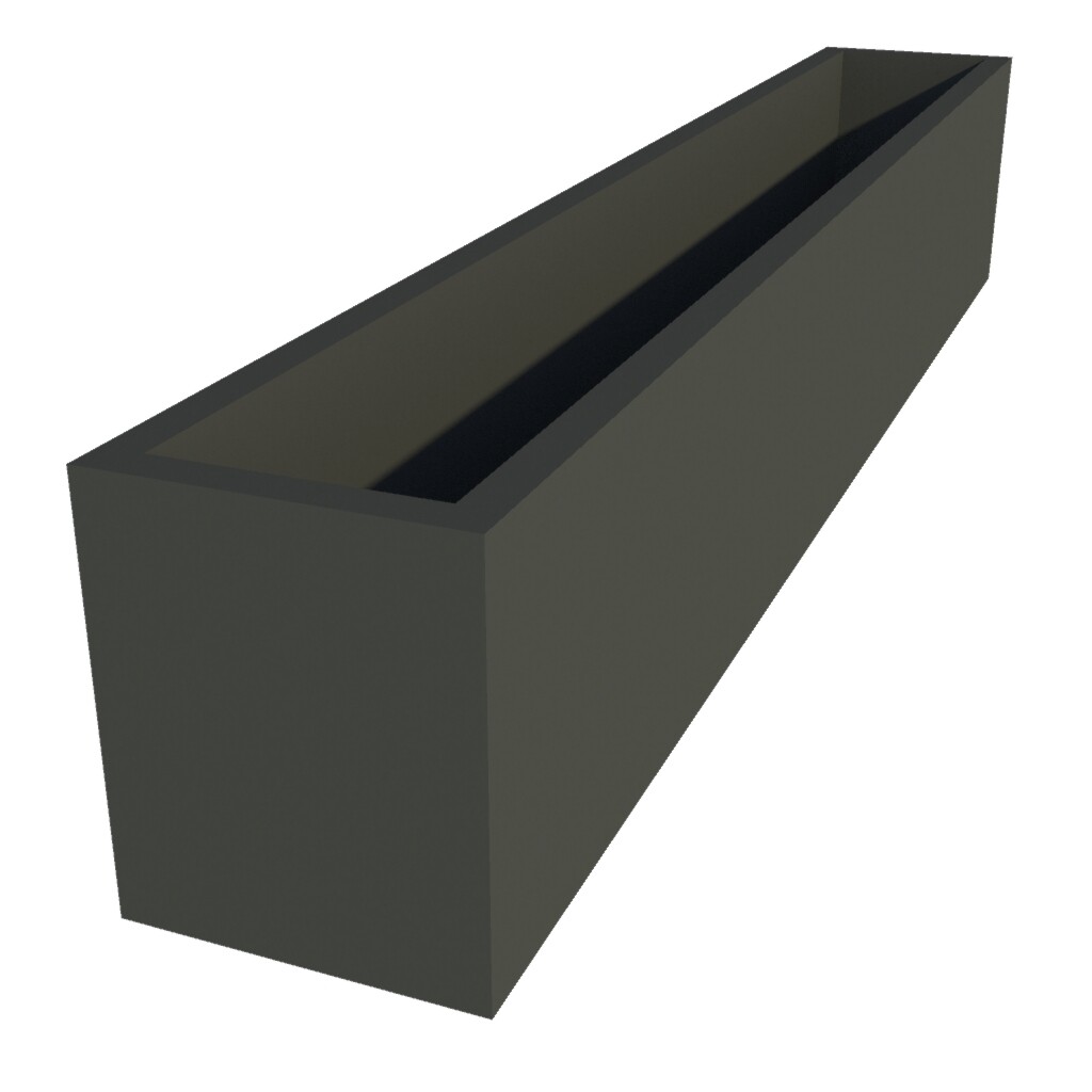 Powder Coated Window Box 1700 x 250 x 300