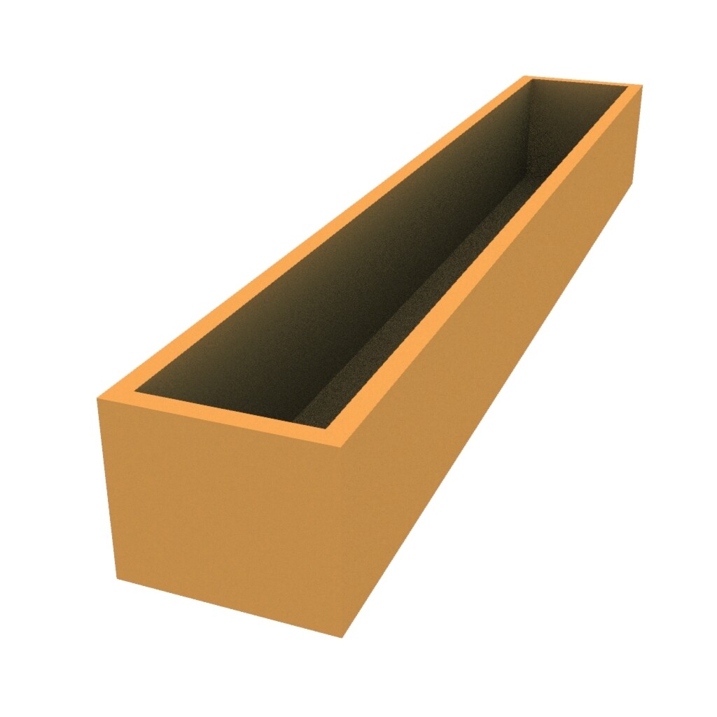 Powder Coated Window Box 1920 x 300 x 250