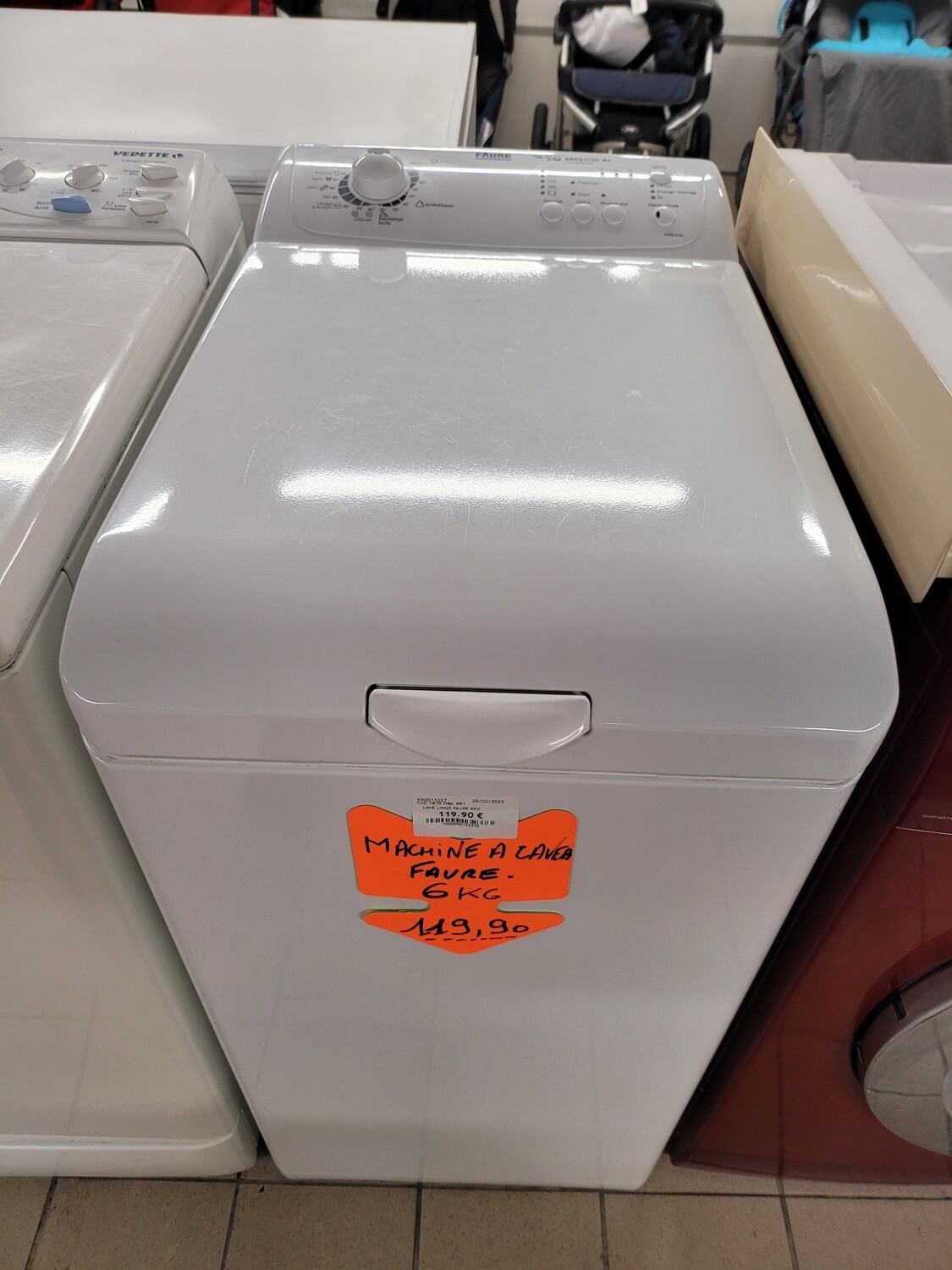 MACHINE A LAVER FAURE 6KG