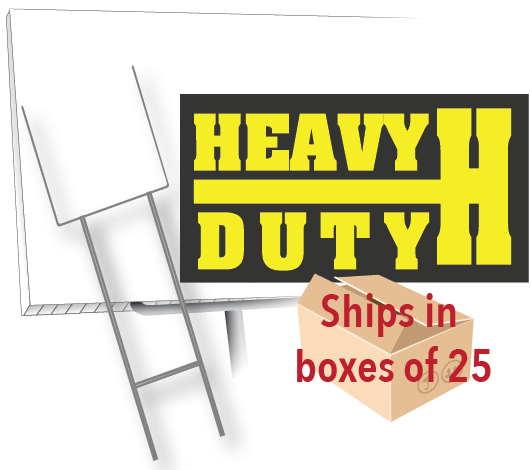 Heavy Duty H Stakes - Stakeworld Sign Stakes