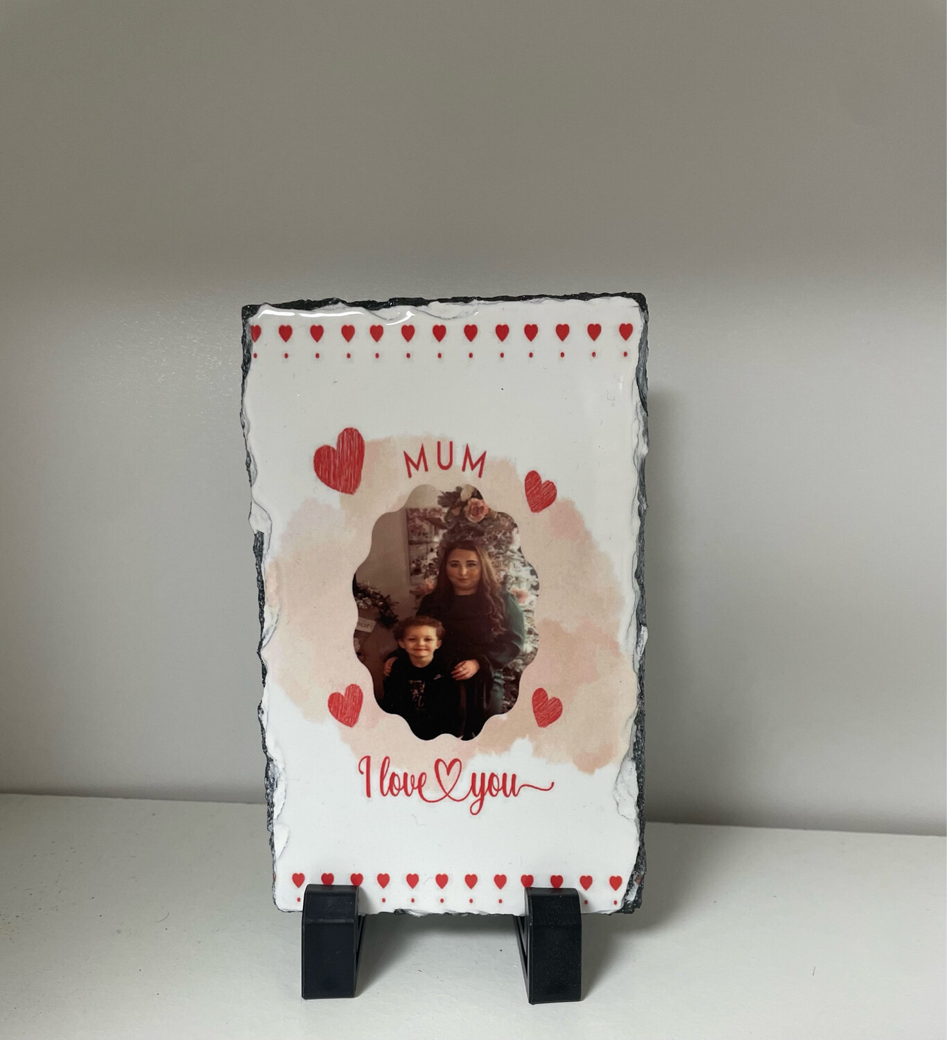 Mini Photo Slate, I Love You Design