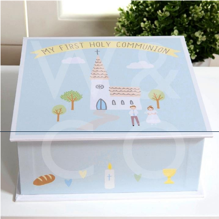 FIRST HOLY COMMUNION Keepsake Box.