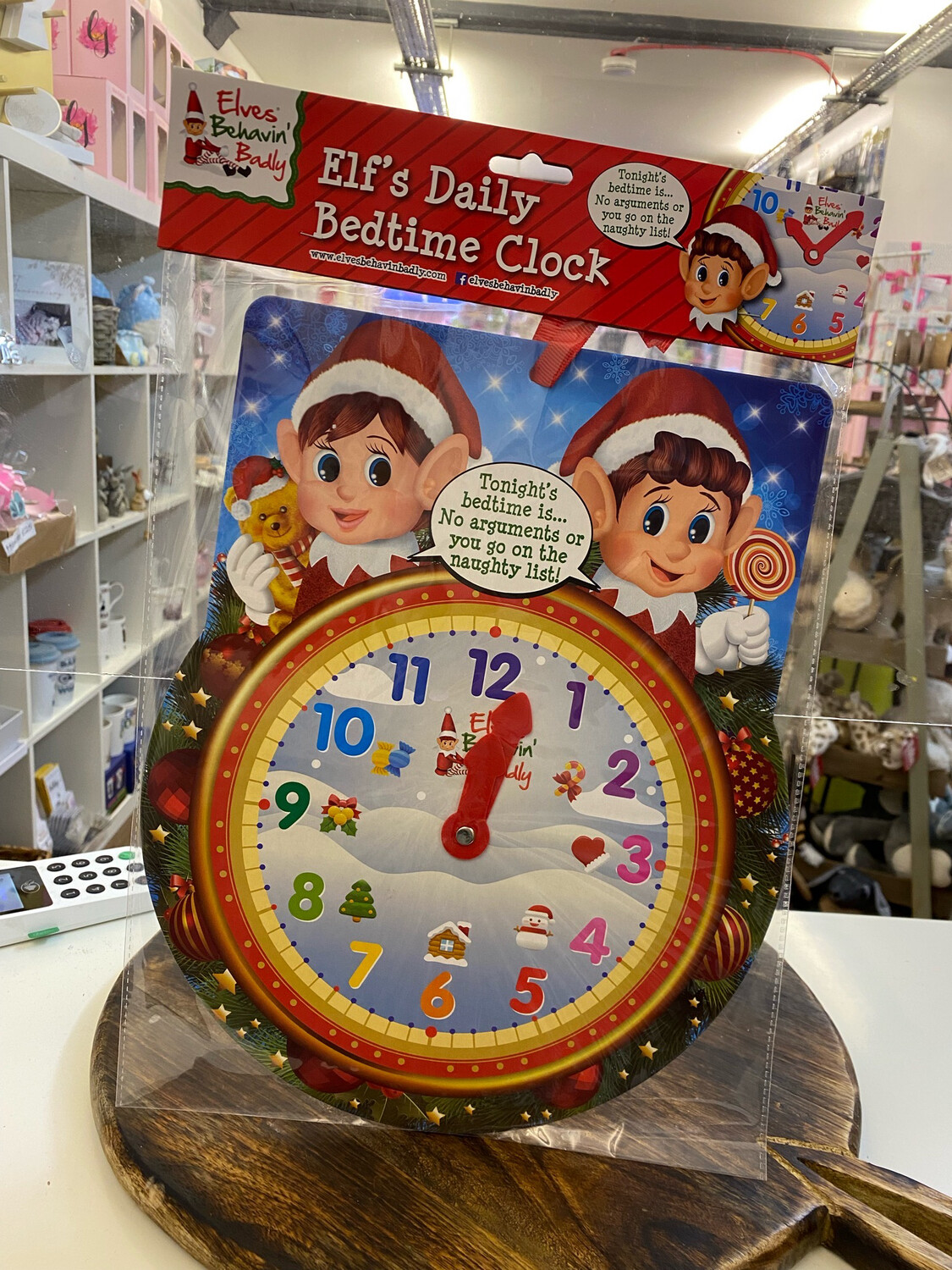 Kids Bedtime Elf Clock