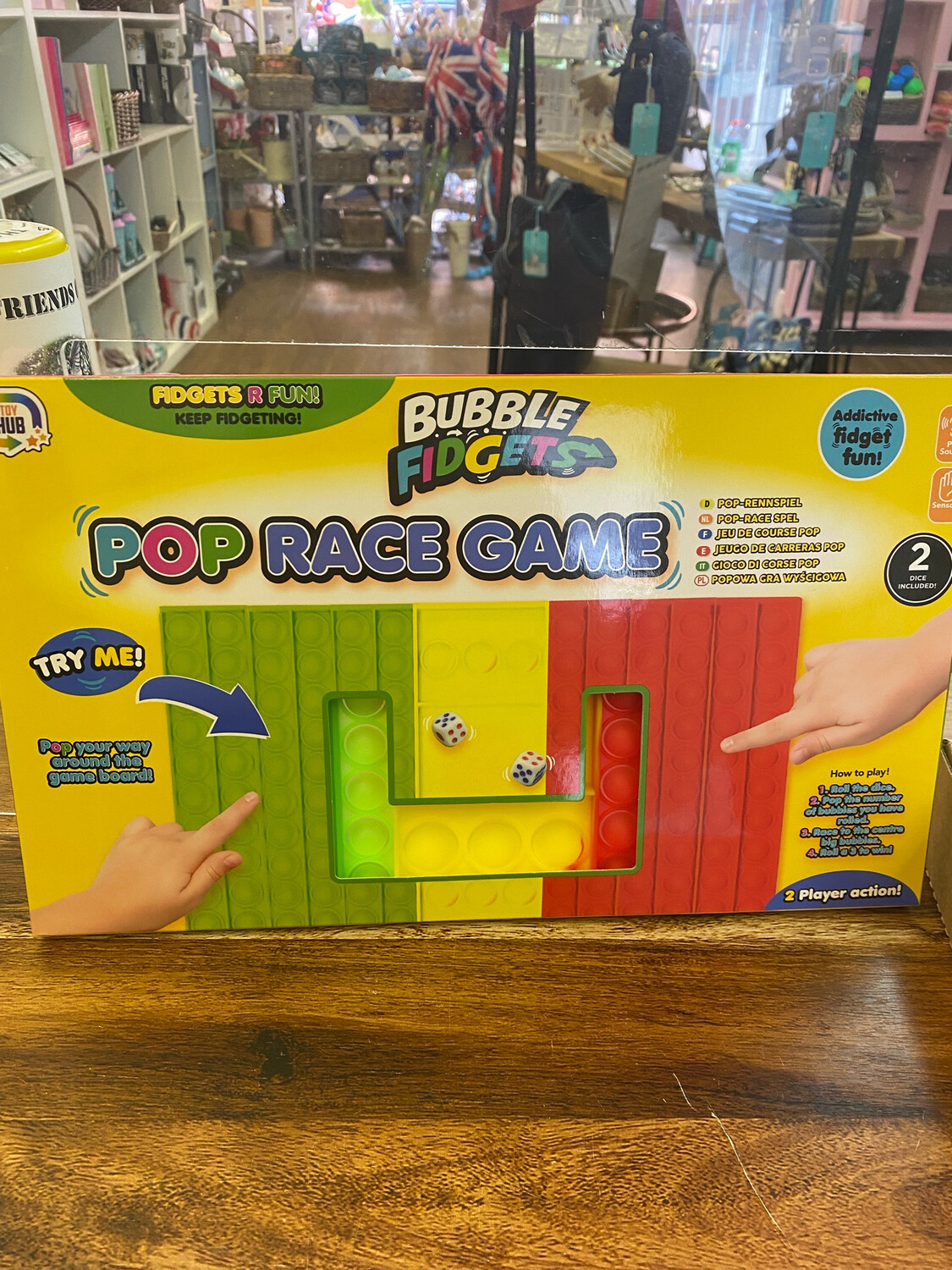 Pop Race Fidget Game