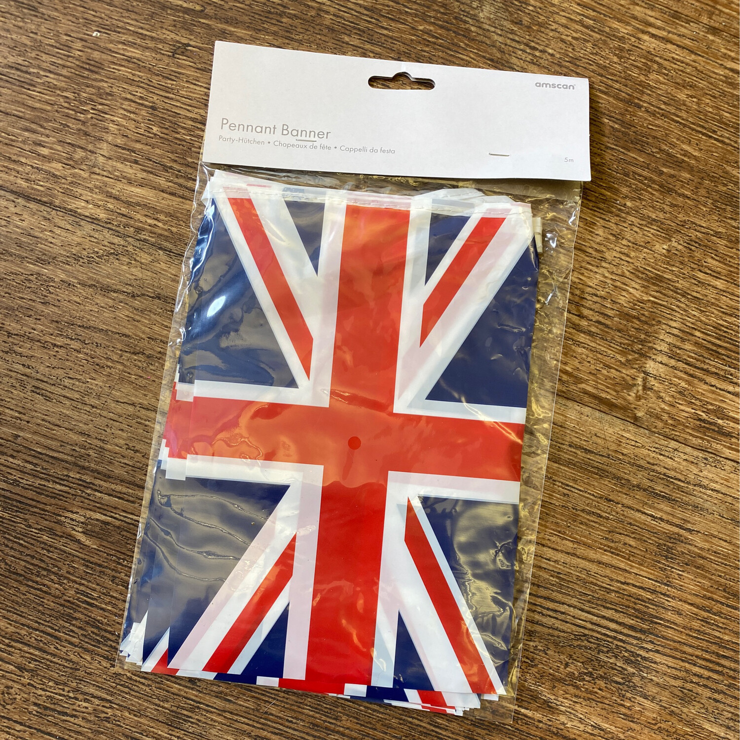 Union Jack PVC Bunting - 20 Flags 10 Meters