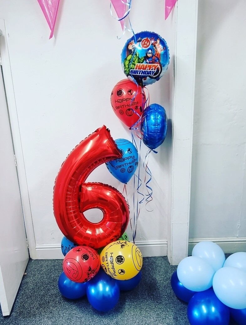 Avengers number & balloon bundle