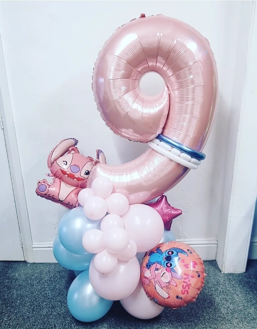 Stitch/Angel Balloon display