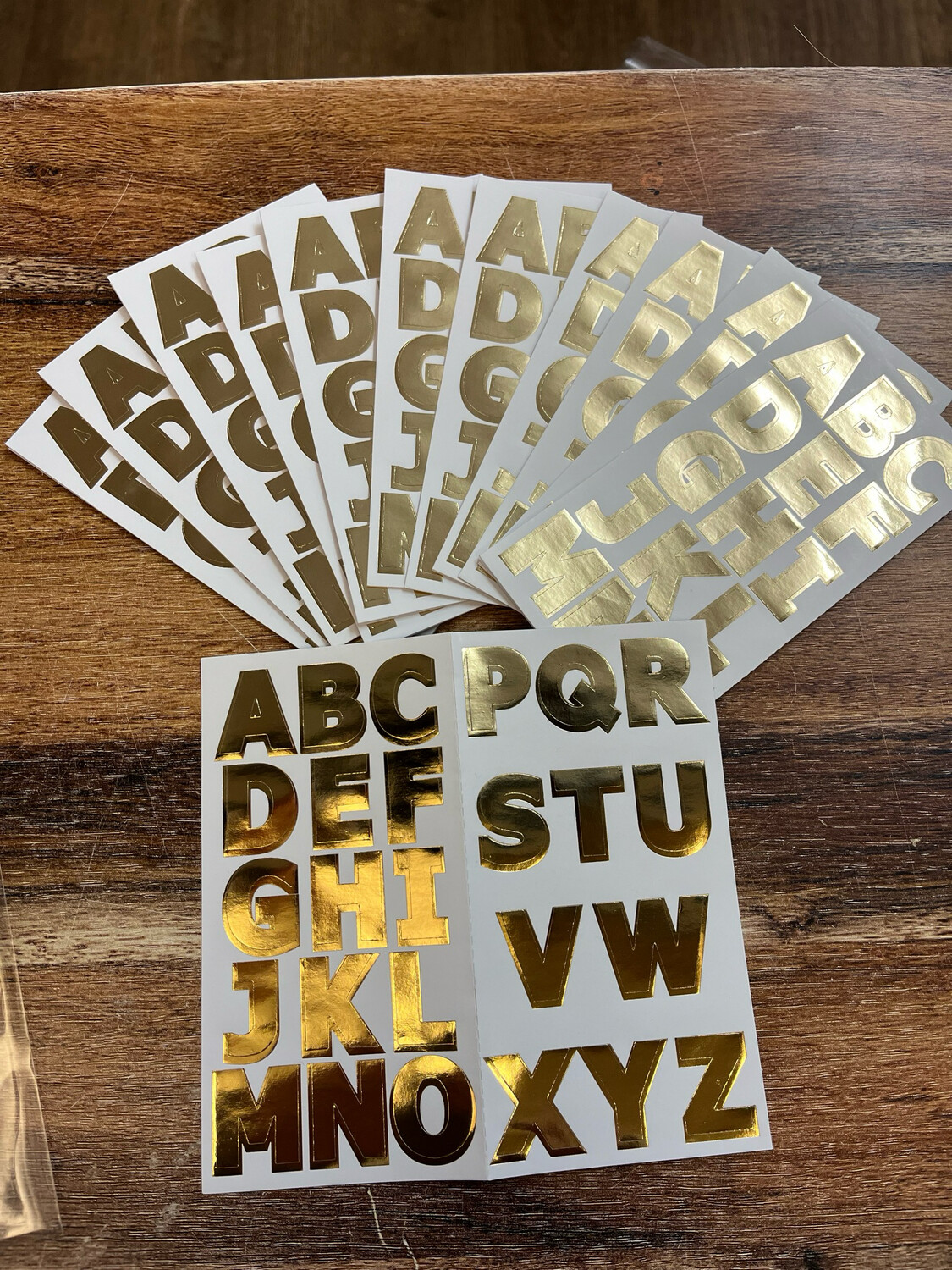 12 Packs Of A - Z Letters Stickers