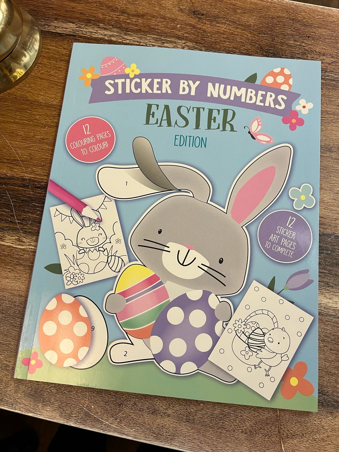 Easter Sticker By Numbers Book