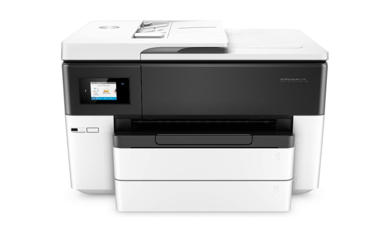 HP Officejet Pro 7740 Printer Scanner Copier Fax Machine