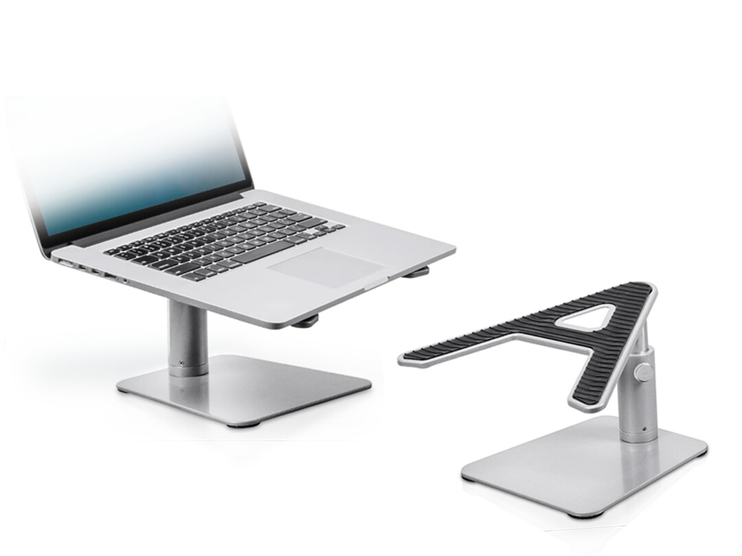 Monoprice | Height Adjustable Ergonomic Universal Laptop Riser Stand P ...