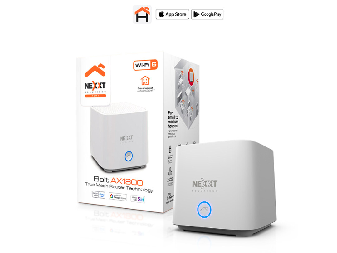 Nexxt Solutions | Bolt AX1800 Wi-Fi 6 Mesh Router