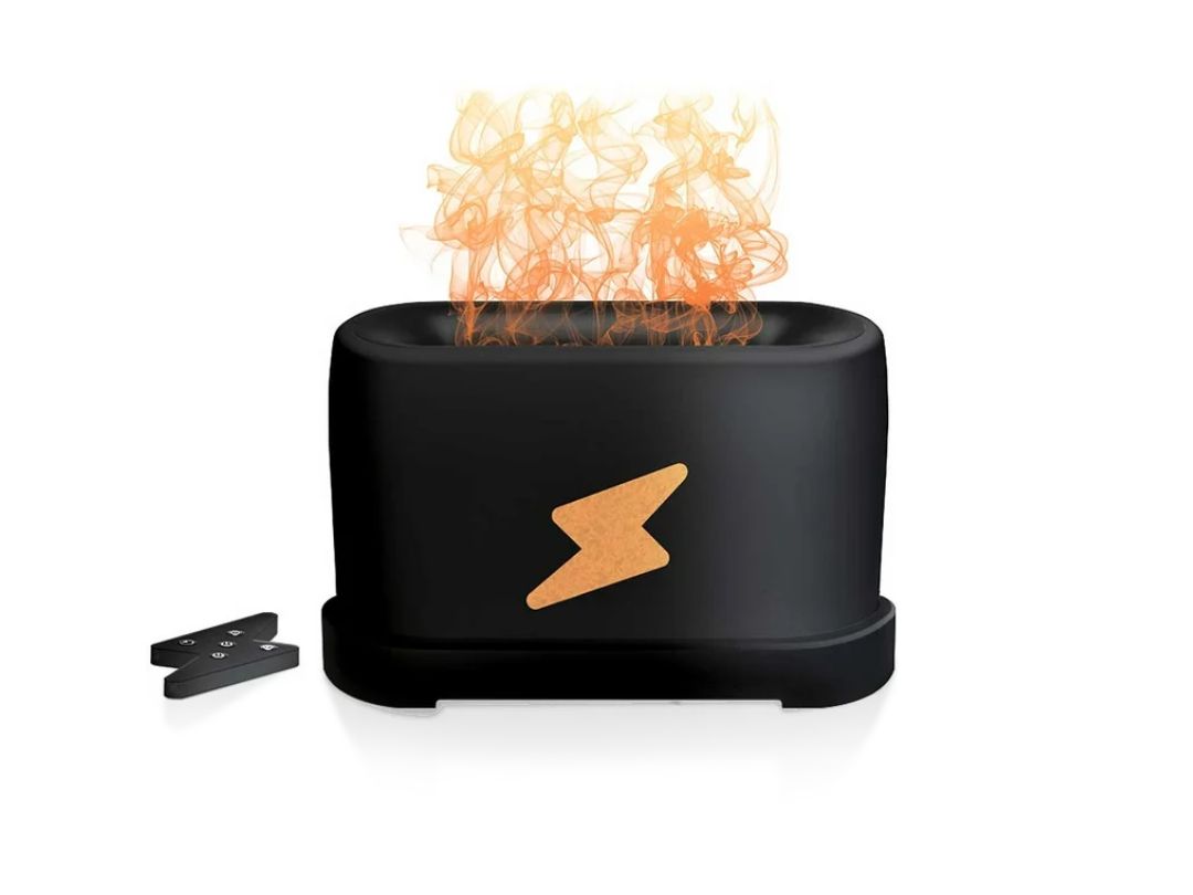 First Health | Virtual Flame Humidifier with Aroma Diffuser FH8000BK