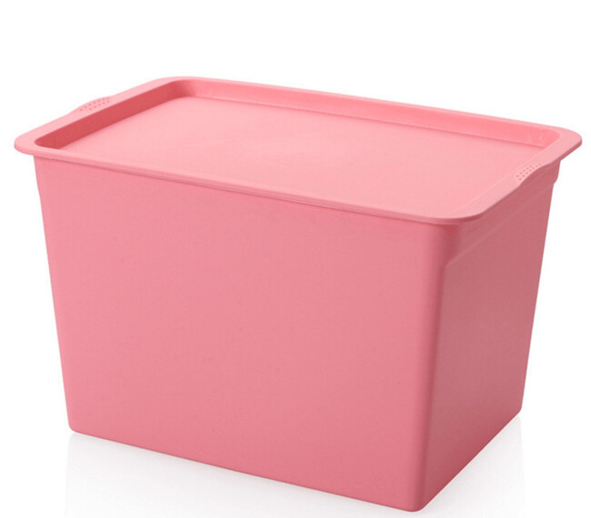 21L Pink Plastic Storage Container MX6298