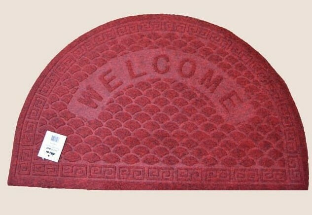 Wine Red Oval Doormat 37*57cm