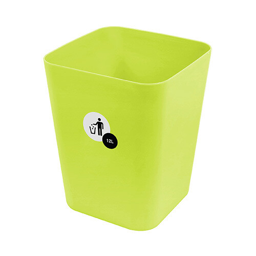 Green Dustbin 12L