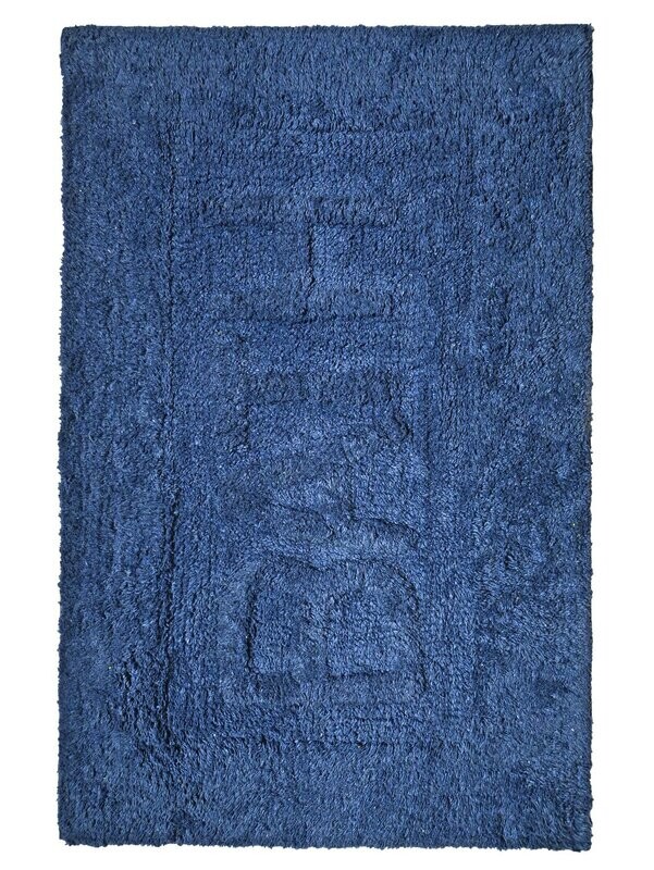 H&B Ultra soft Bath Dark Blue Rug 50X80cm